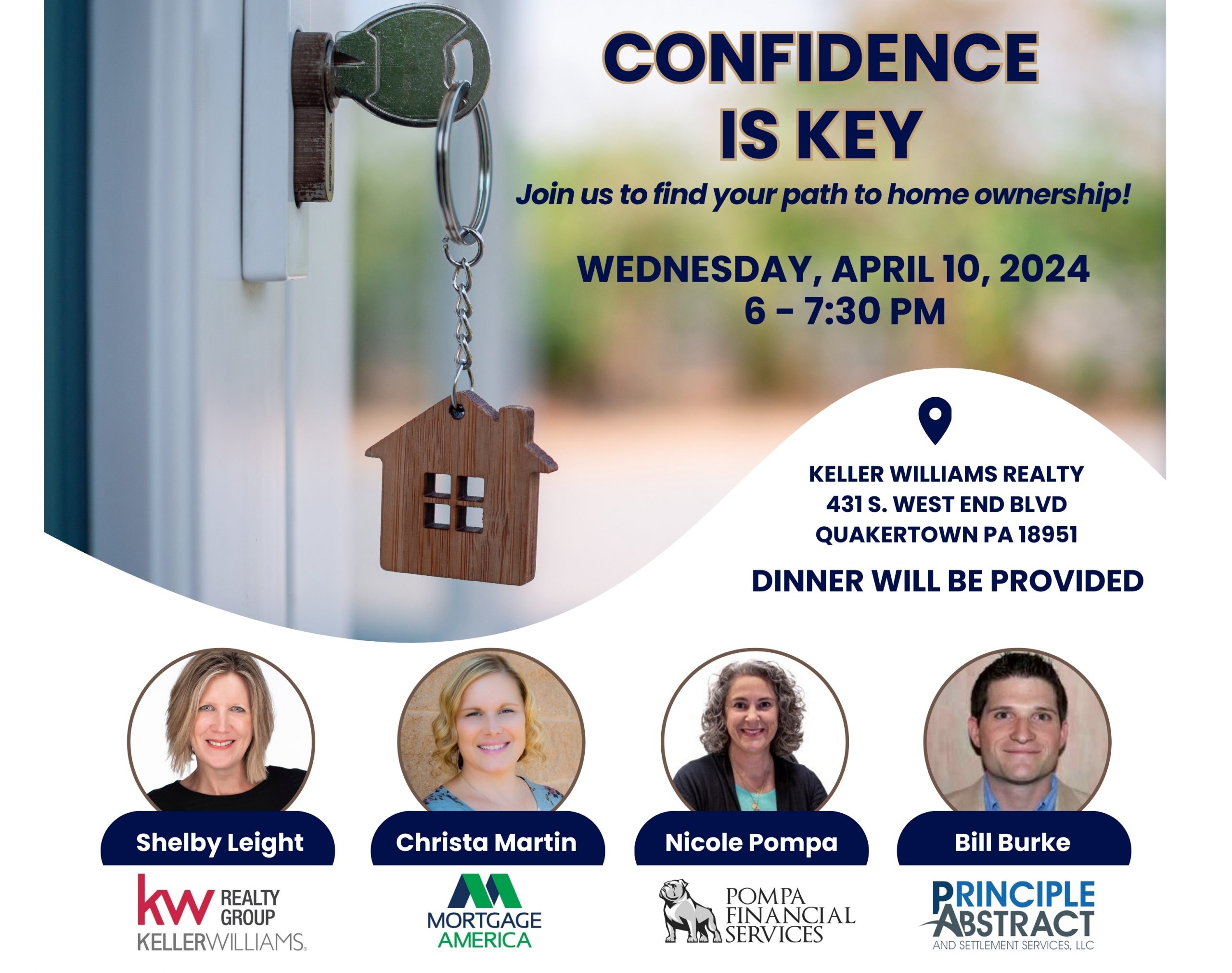 Confidence is Key Upcoming Homebuyer Seminar